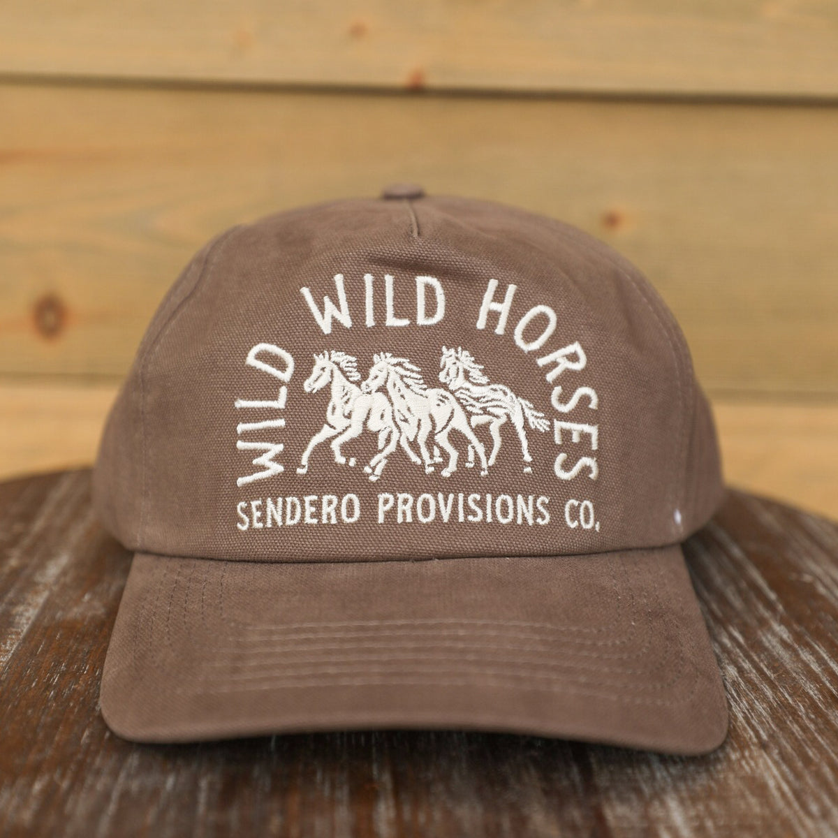 Wild Wild Horses Sendero Brown Trucker Hat | Crooked Horn Company