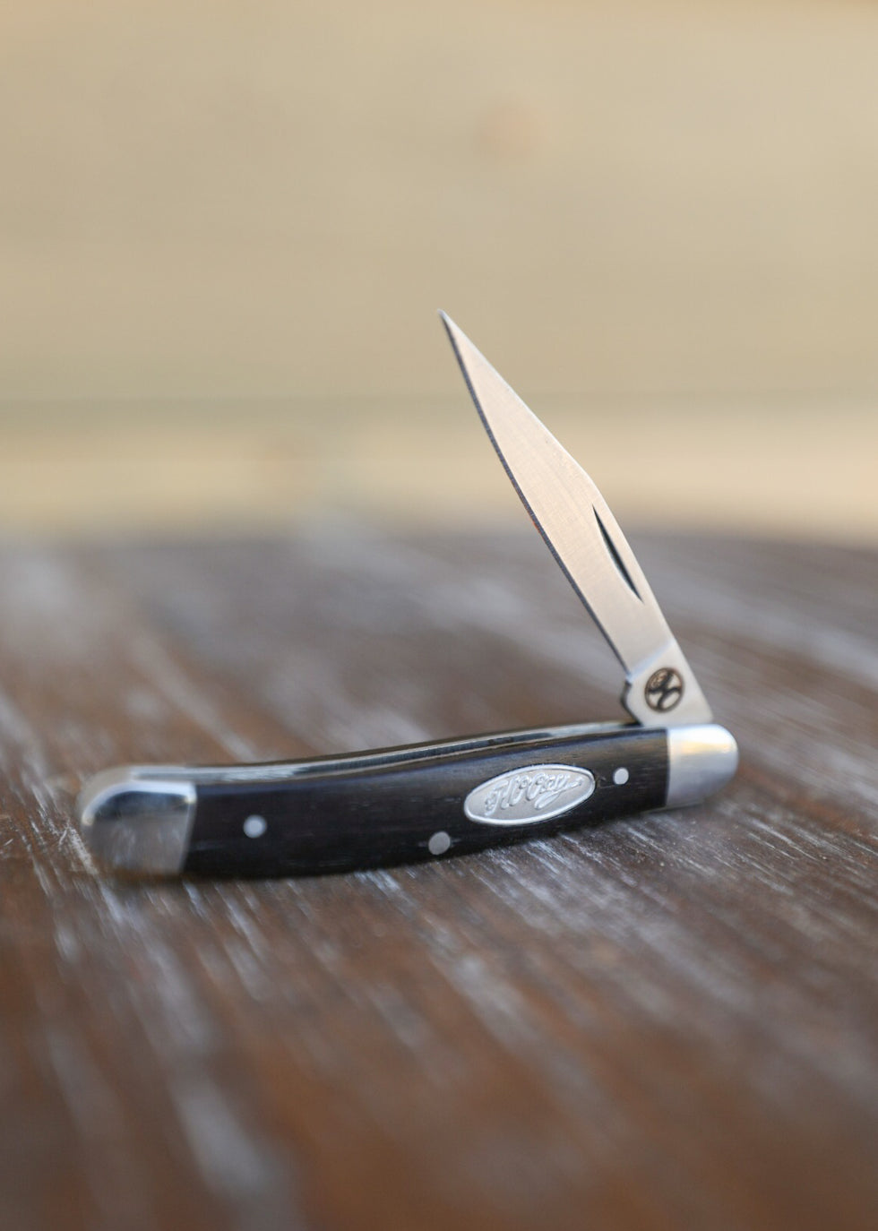 Bonafide Hooey Ebony Slip Joint Knife | Crooked Horn Company