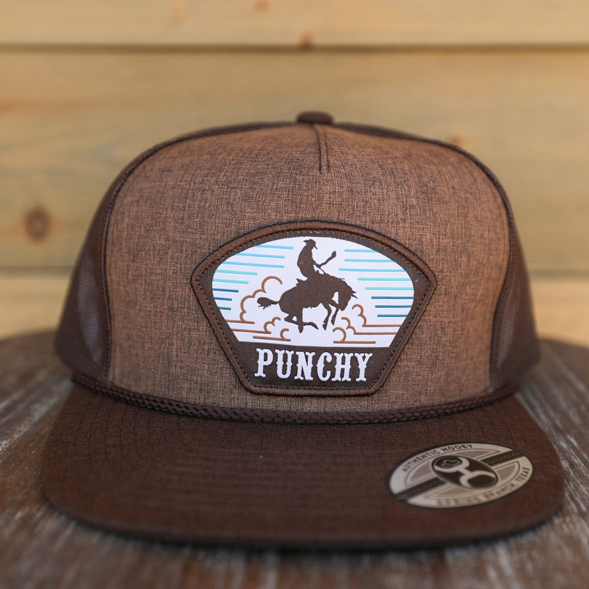 Cavvy Brown Hooey 5-Panel Trucker Hat | Crooked Horn Company