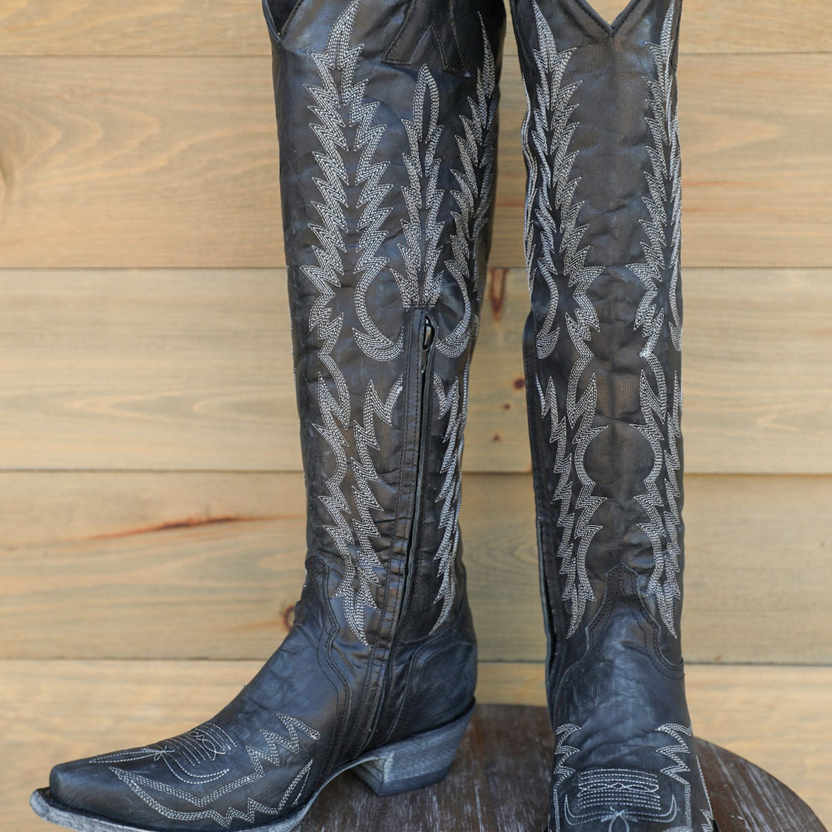 Mayra BIS 18" Old Gringo Tall Black Leather Boot | Crooked Horn Co ...